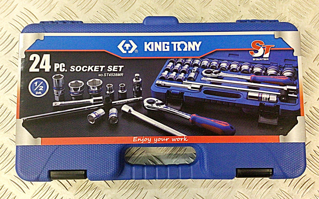 King Tony 1/2” Drive 24piece Socket Set – Bolt Bank